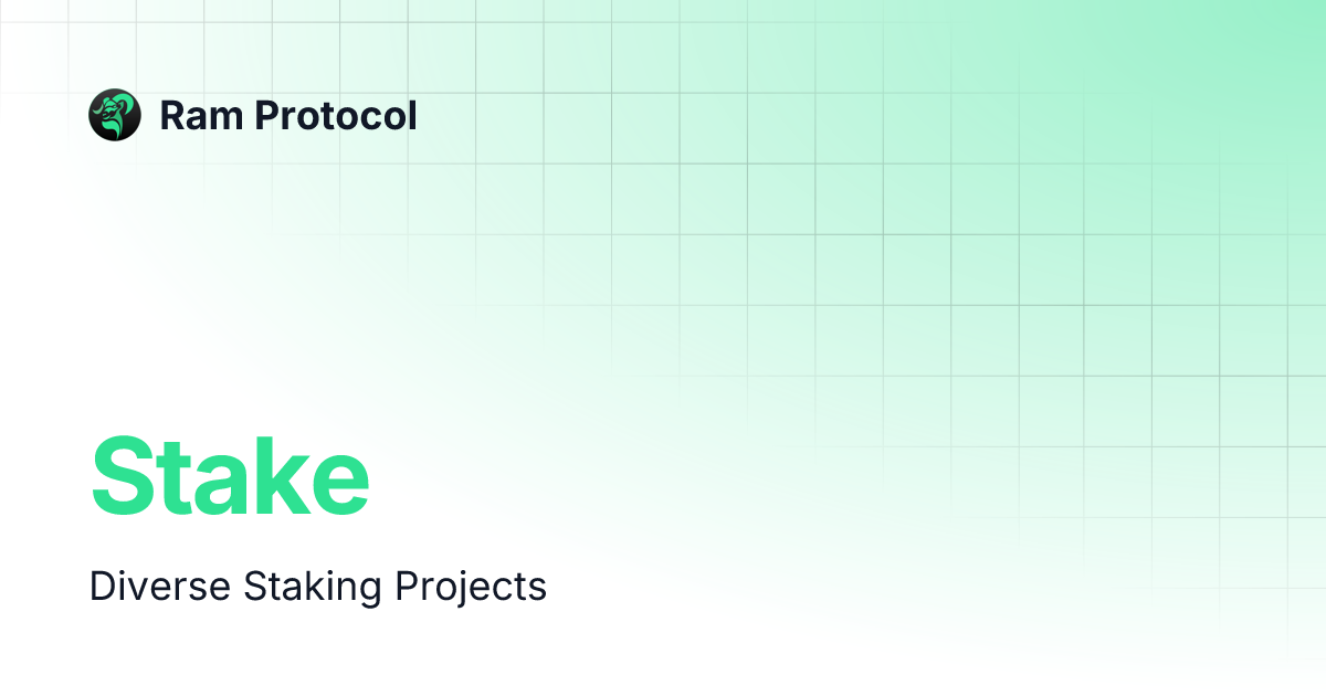 Stake | Ram Protocol